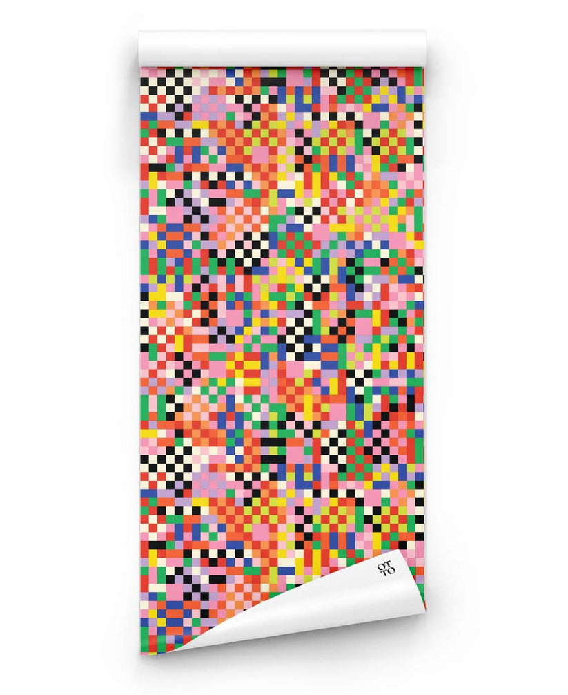 Pixel Party Small Wallpaper – Otto Studio